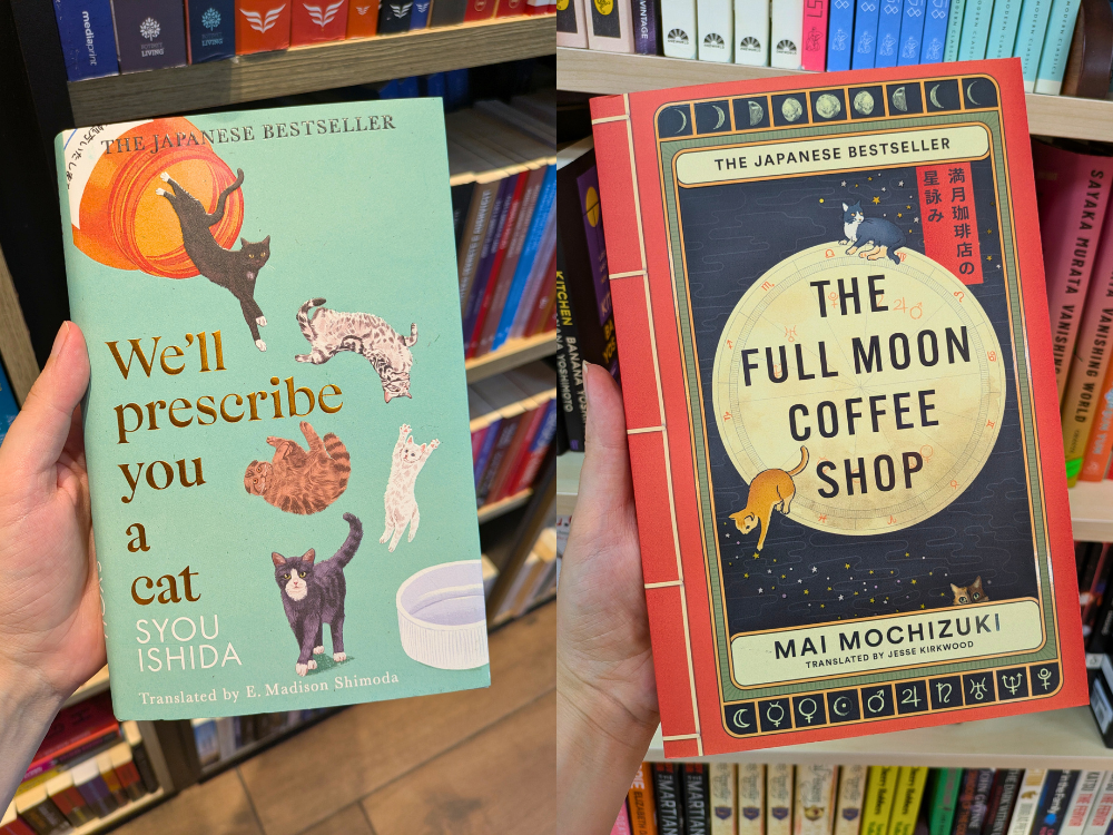 Cosy Books by Korean & Japanese Writers: Cats, Coffee & Bookshops